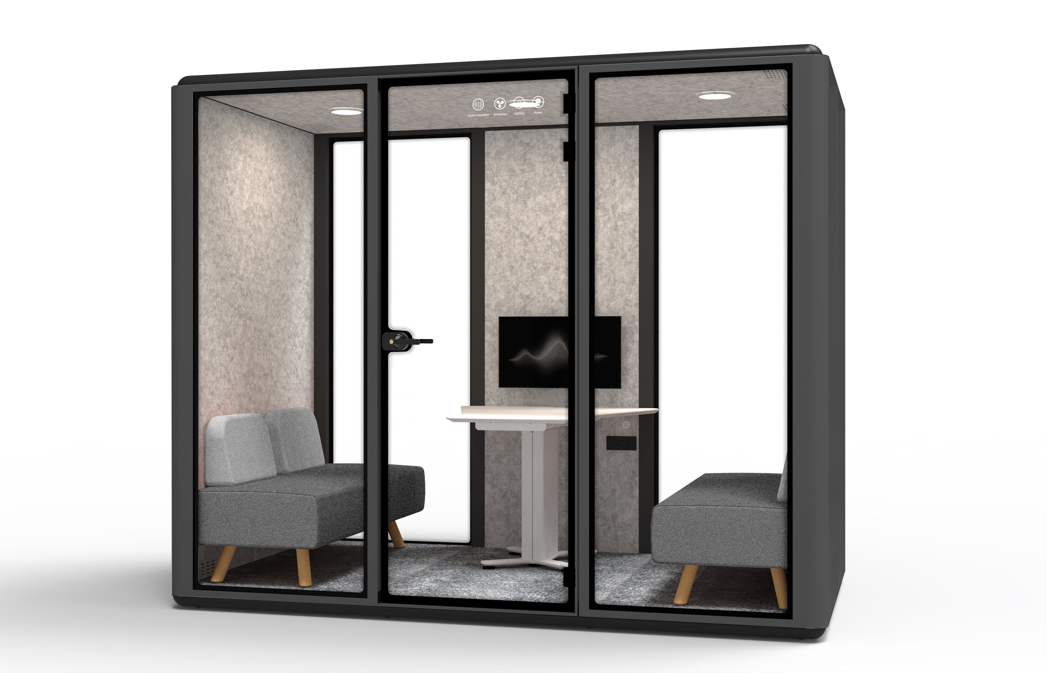 Extra Large Sound Proof Meeting Pod | Meeting Booths | Office Supermarket