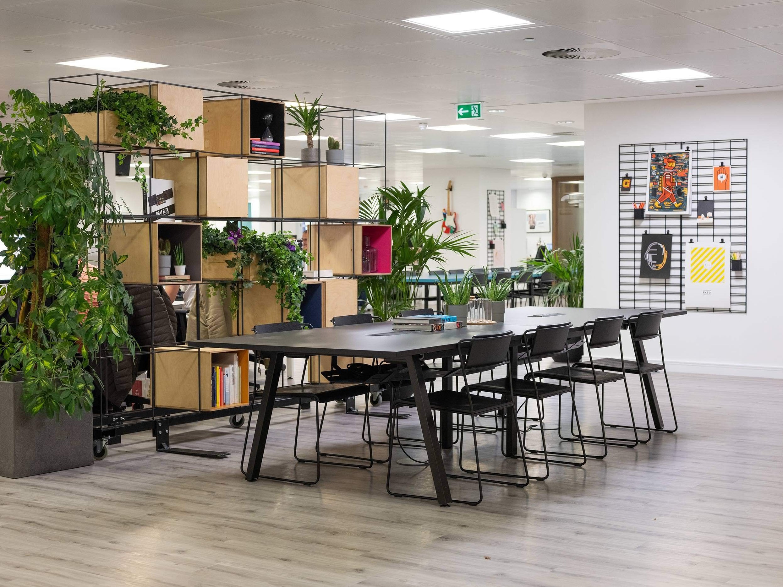 Albion A Frame Meeting Tables - Raw Finish Frame — Office Supermarket