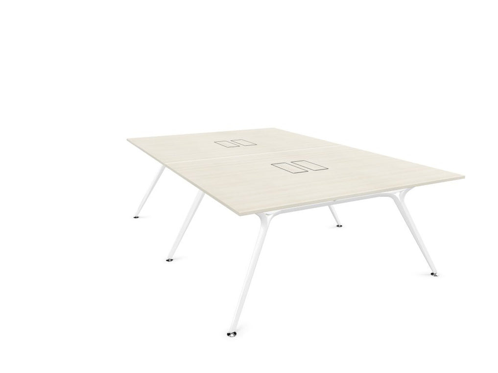 Arkitek Designer Bench Desk | White Frame | Office Supermarket