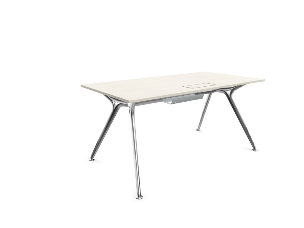 Arkitek Rectangular Office Desks - Polished Frame — Office Supermarket