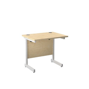 Narrow Cantilever Rectangular Office Desk | 600mm Deep | Office Desk ...