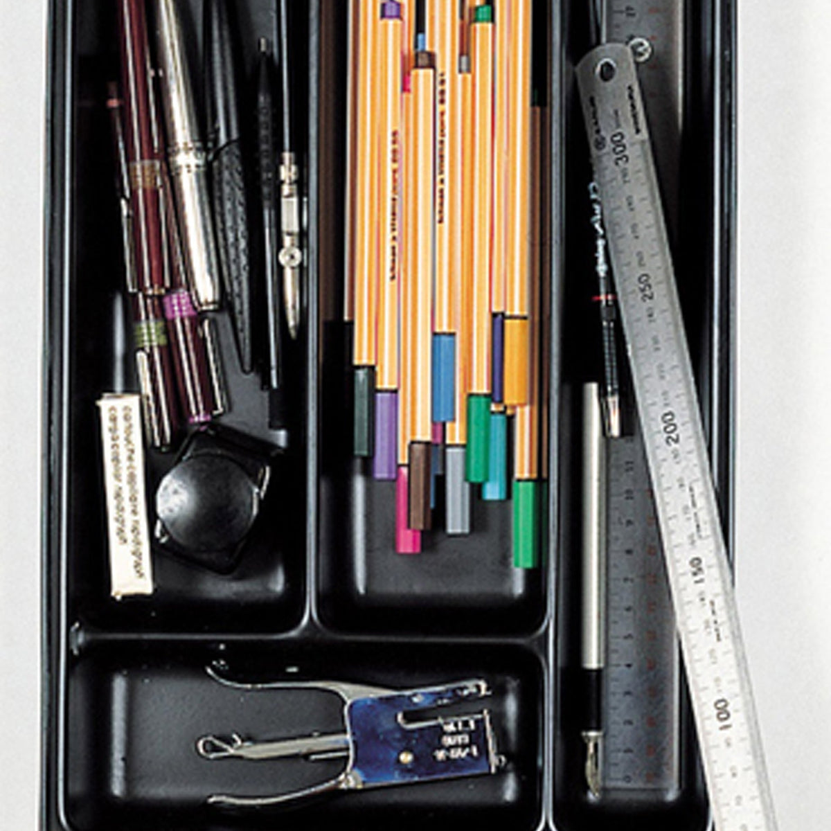 Optional A4 4 Compartment Tray - Black — Office Supermarket