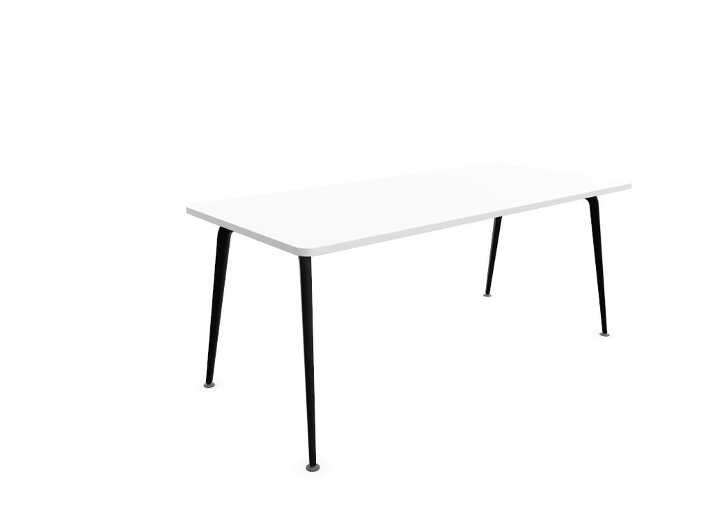 Twist Rectangular Office Desk | Black Frame | Office Supermarket