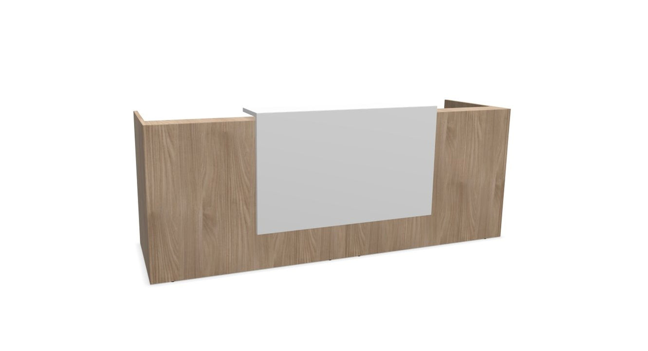 Z2 Medium Straight Reception Desk | Reception Desk — Office Supermarket